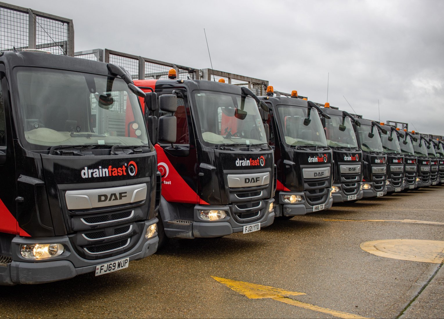 New DAF LFs go down a storm at Drainfast